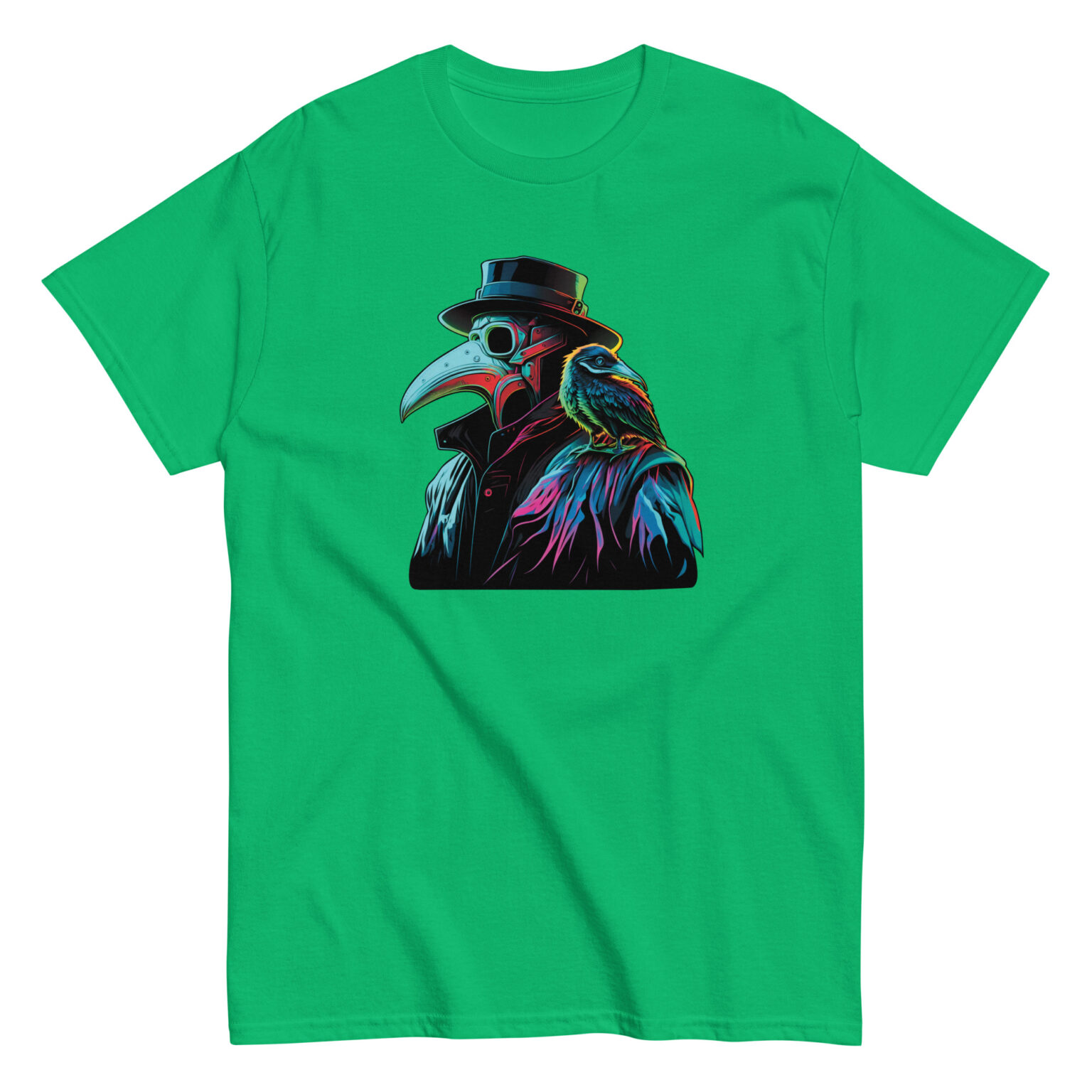 Plague Doctor and Crow Synthwave T-Shirt – Wild Neptune